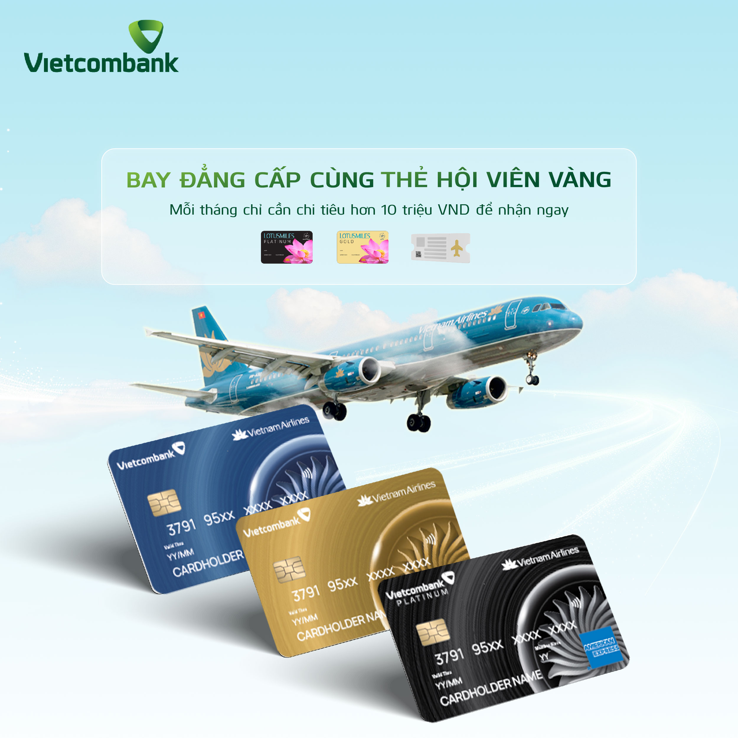Trả thưởng chương trình “Bay đẳng cấp cùng thẻ hội viên Vàng”