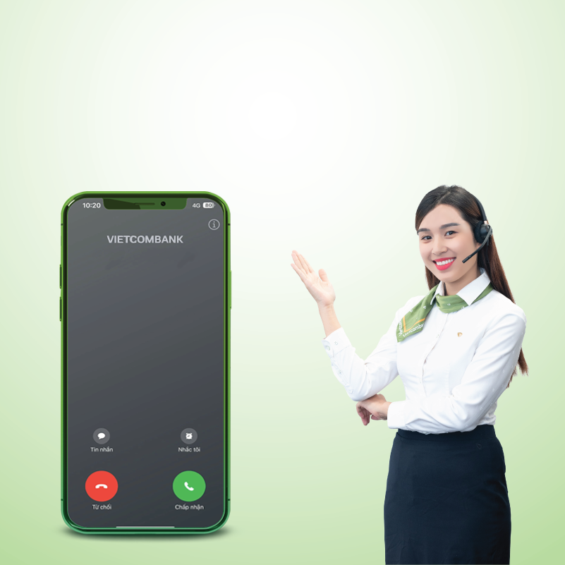Announcement of launch of Vietcombank's Voice Brandname Call service
