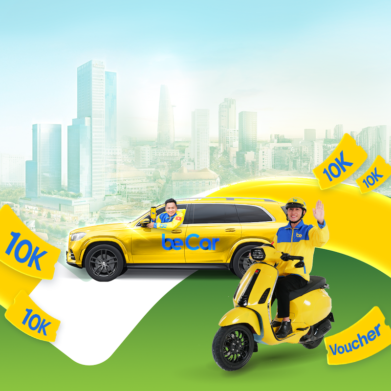 Discount codes when connect Vietcombank accounts with Be App