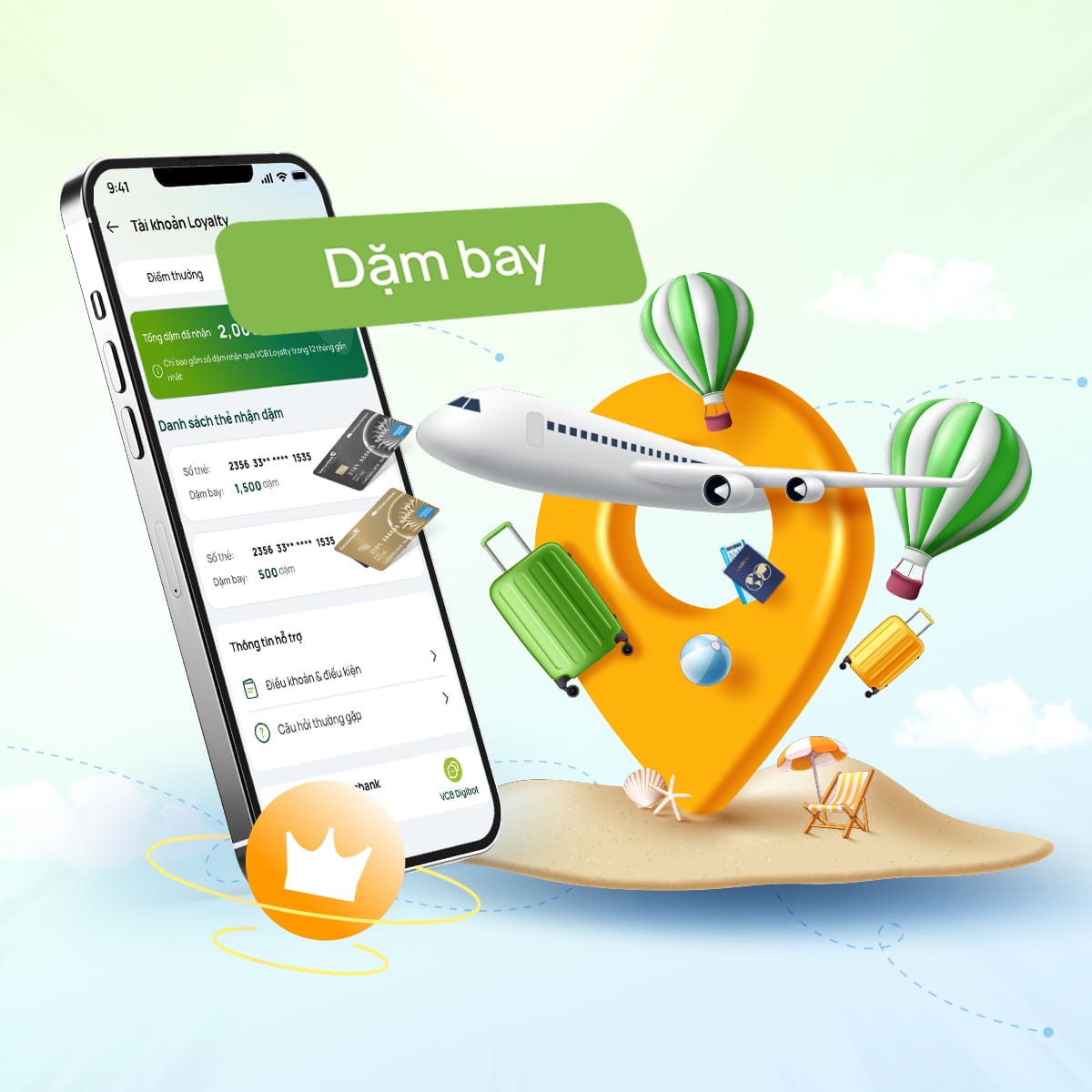 “Miles Wallet” is officially available on VCB Loyalty