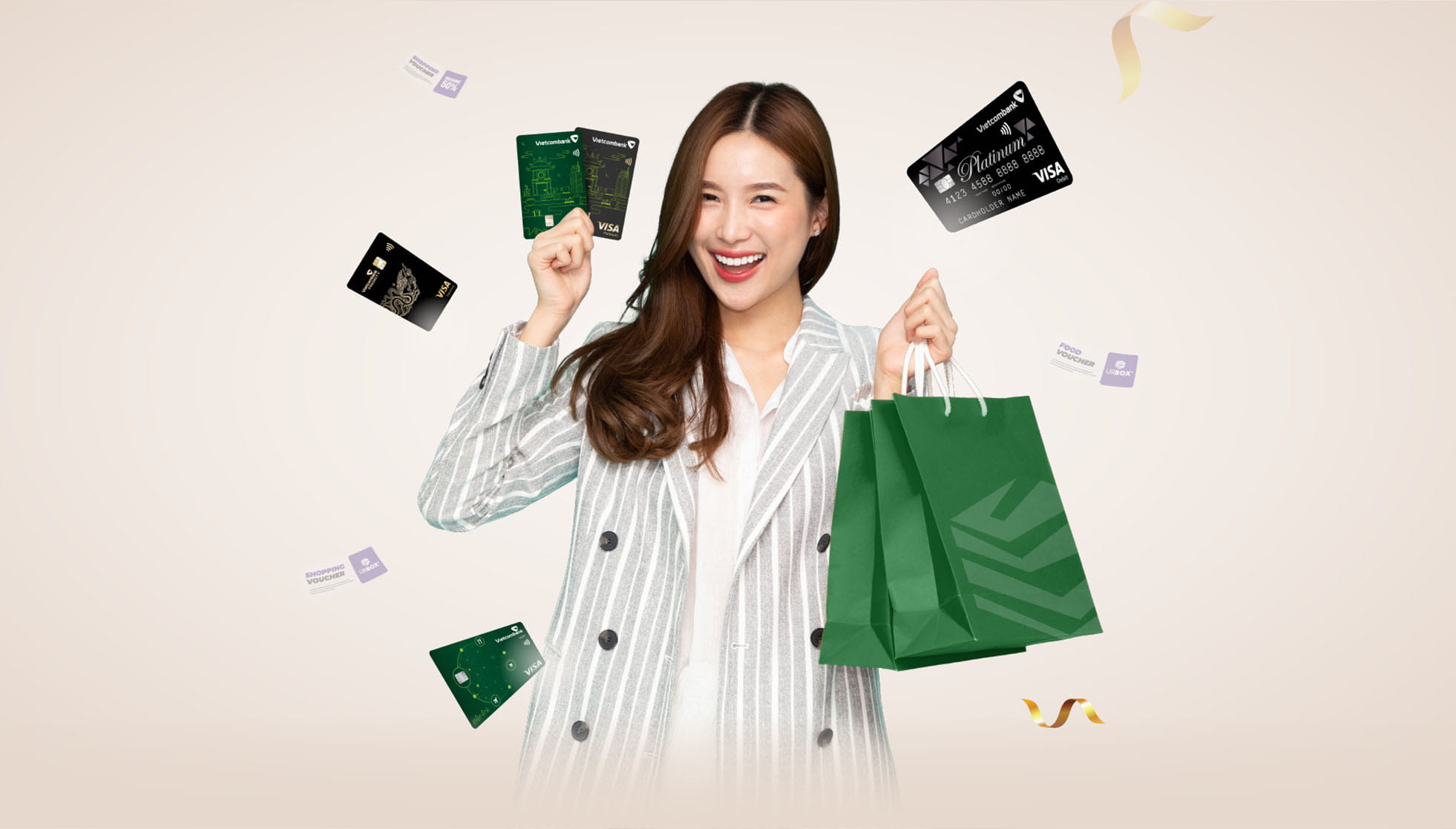 Endless incentives with Vietcombank Visa Card