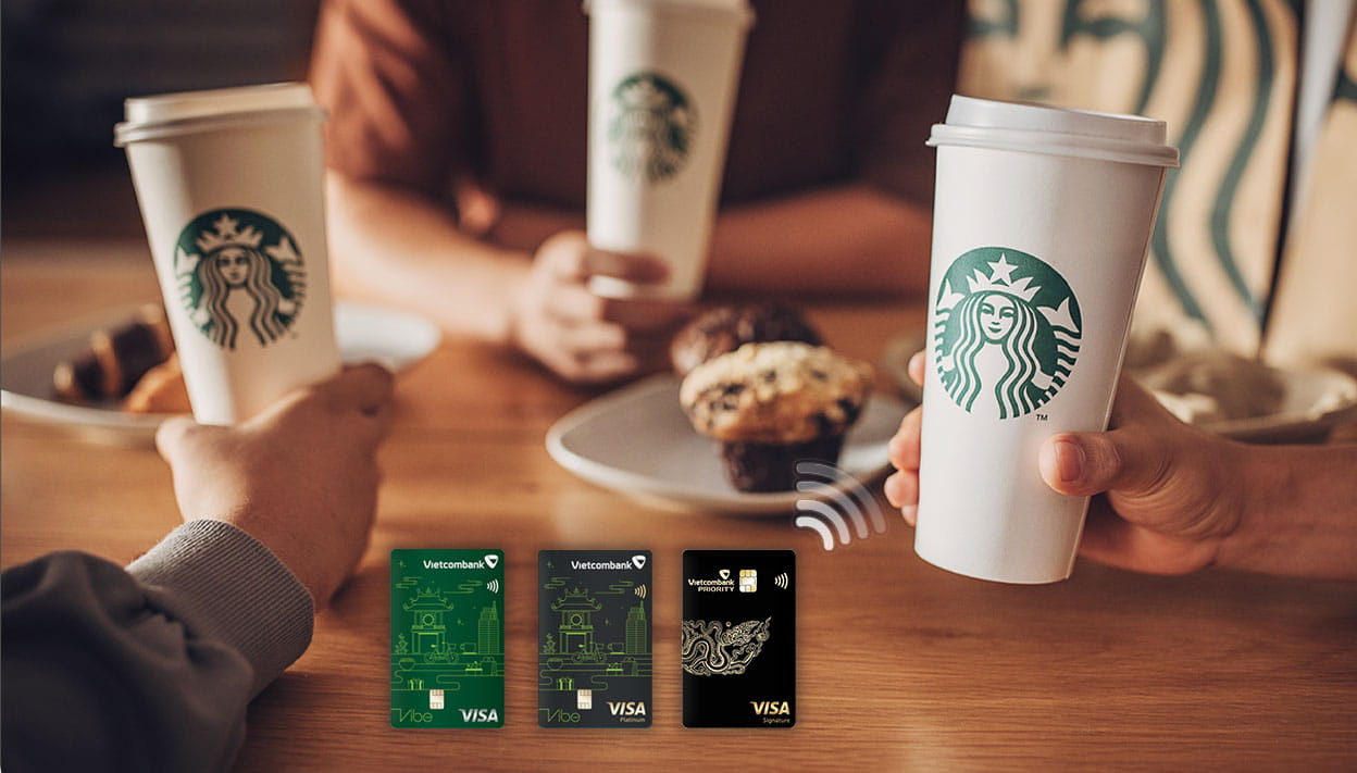 Irresistible Contactless Payment Offer at Starbucks with Vietcombank Visa