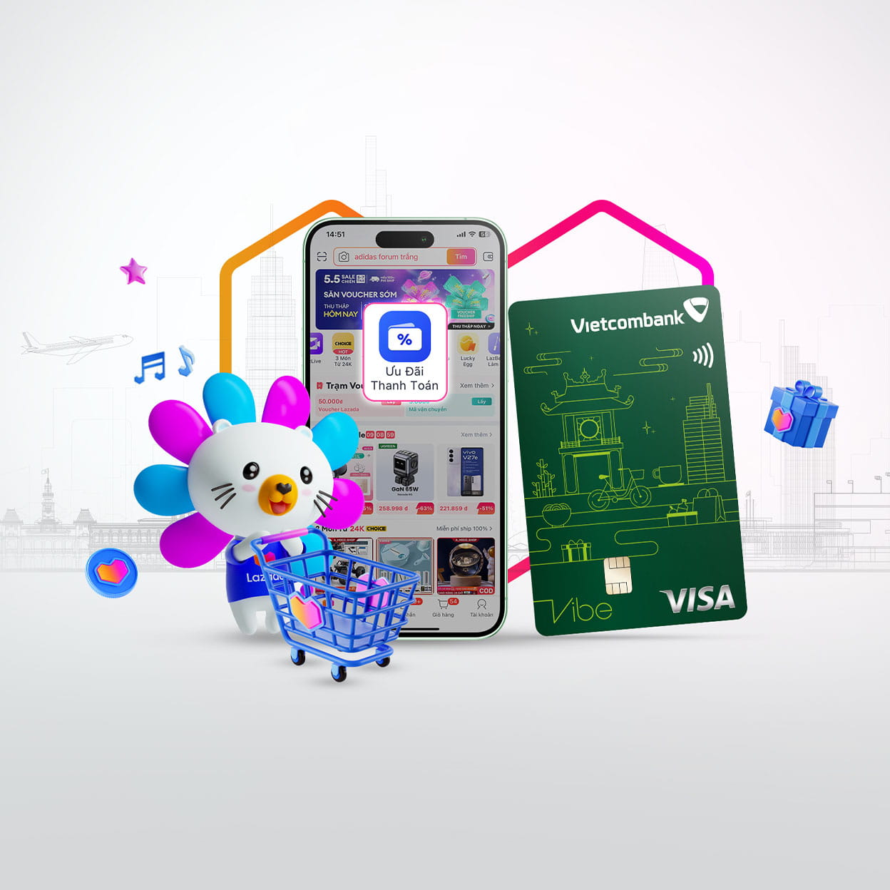 Shopping on Lazada – Enjoy Amazing Deals with Vietcombank Cards