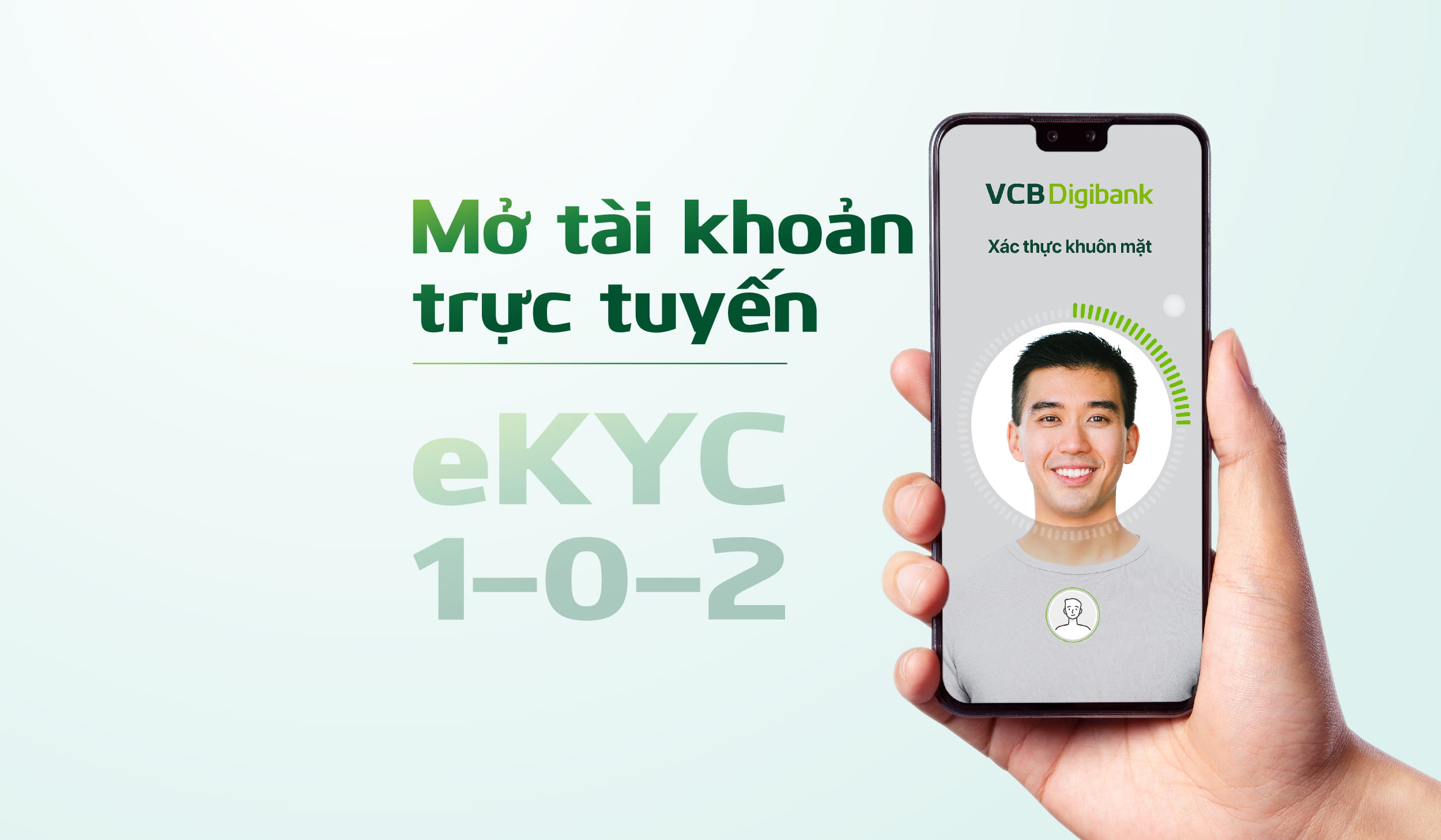 Vietcombank ra mắt dịch vụ mở tài khoản trực tuyến xác thực bằng eKYC