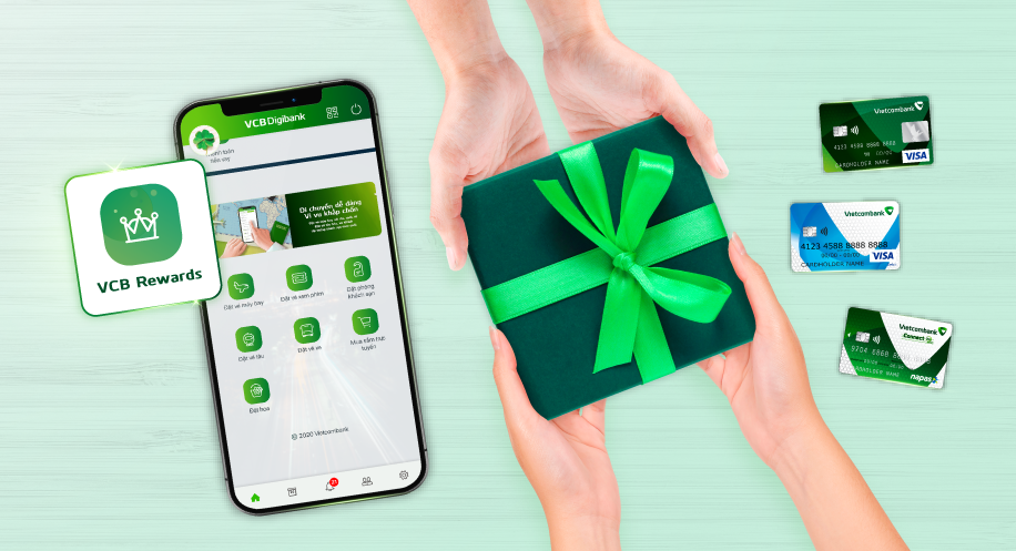 Vietcombank ra mắt chương trình khách hàng thân thiết VCB Rewards