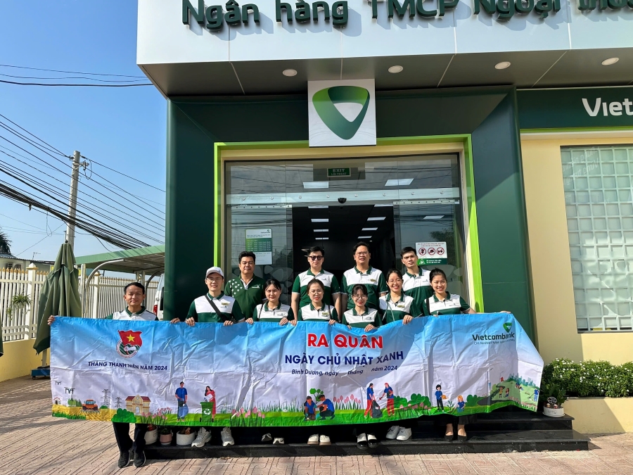 Vietcombank Nam Bình Dương đẩy mạnh các hoạt động chuyển đổi số
