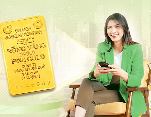 Vietcombank launches SJC gold bar purchase feature on VCB Digibank App